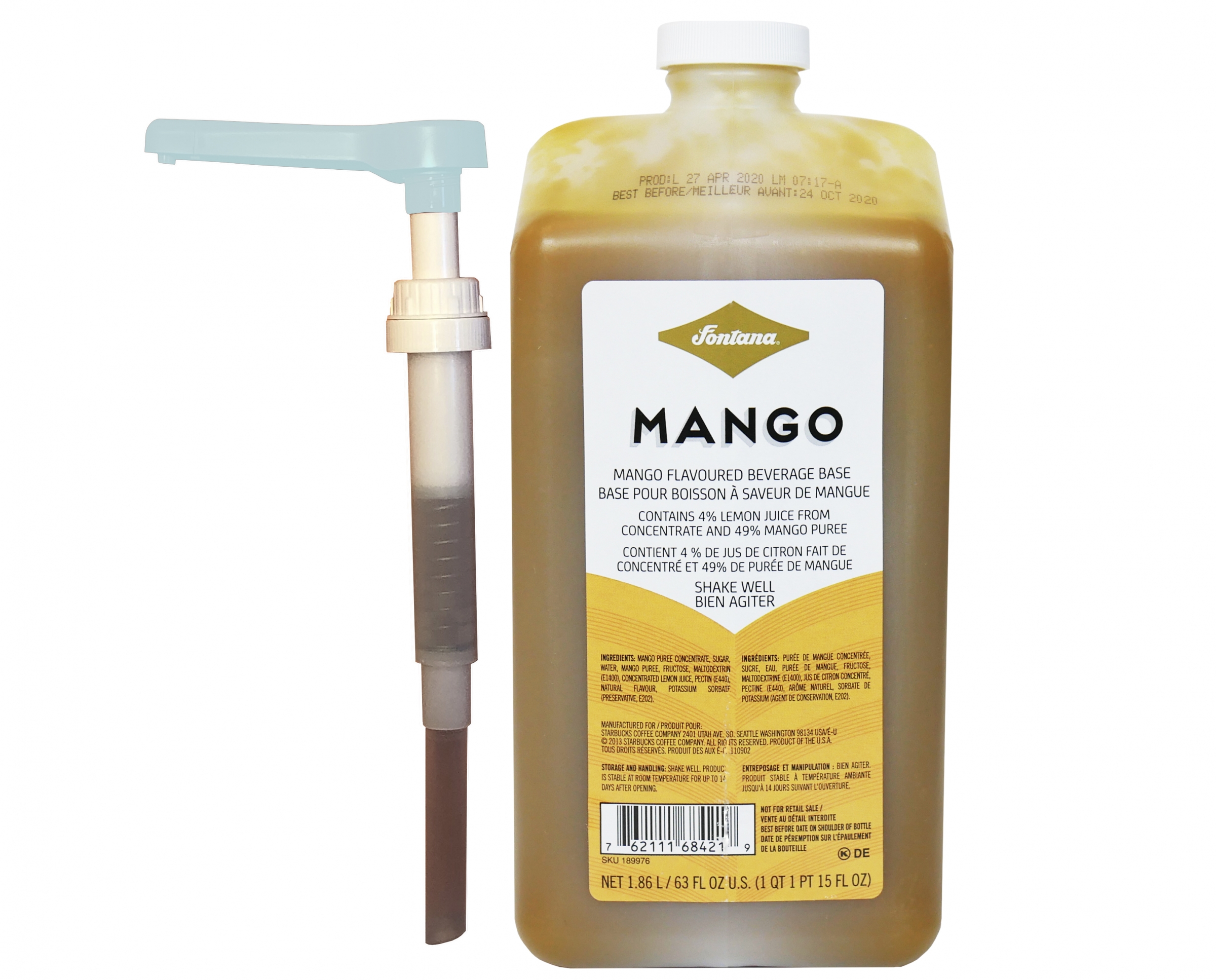 Buy Fontana Mango Beverage Base Online